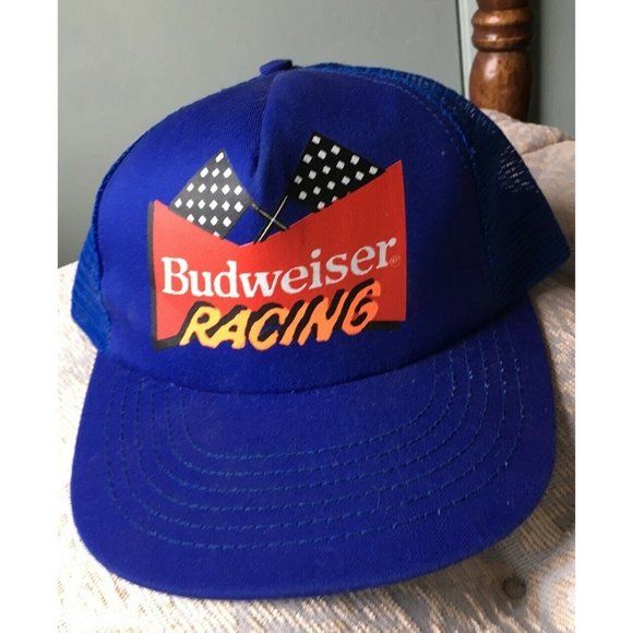 Stylemaster | Accessories | Budweiser Racing Baseball Mesh Trucker Cap ...
